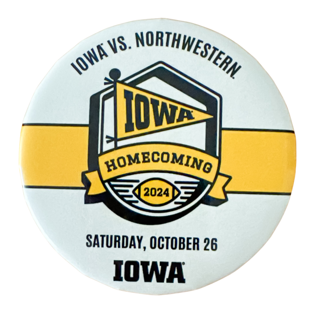 2024 Iowa Hawkeye Homecoming Button | HawkToys