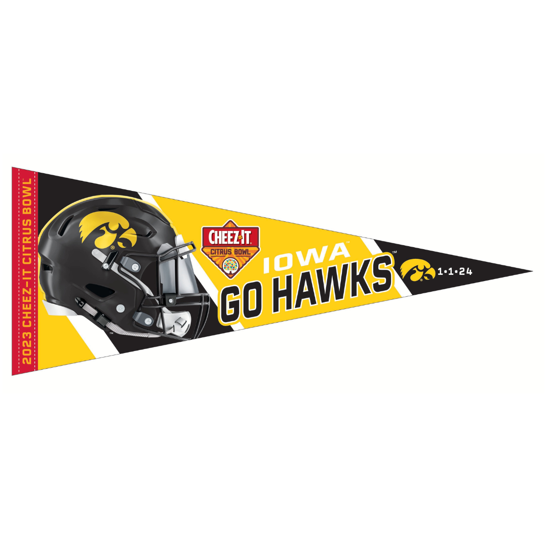 2024 Iowa Hawkeye Citrus Bowl Pennant | HawkToys