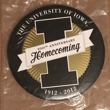 Iowa Hawkeye 2012 Limited Edition Homecoming button | HawkToys