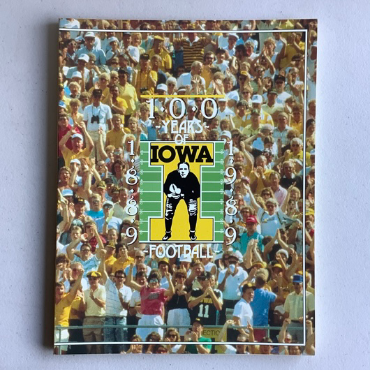 1989 Iowa Football Media Guide | HawkToys