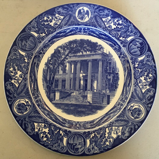 1956 Wedgwood Schaeffer Hall Plate | HawkToys