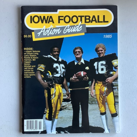 1985 Iowa Football Media Guide | HawkToys