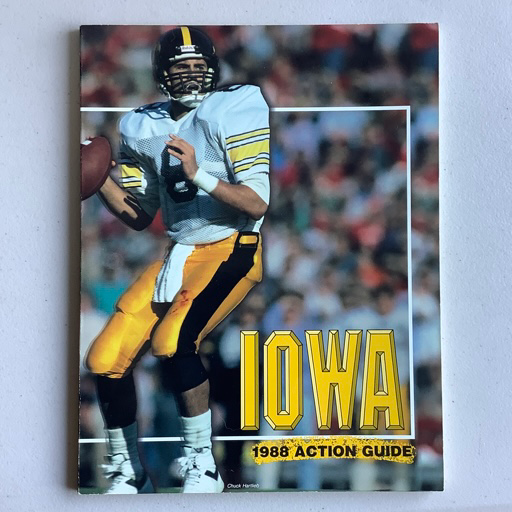 1988 Iowa Football Media Guide | HawkToys