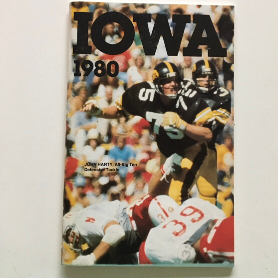 1980 Iowa Football Media Guide | HawkToys